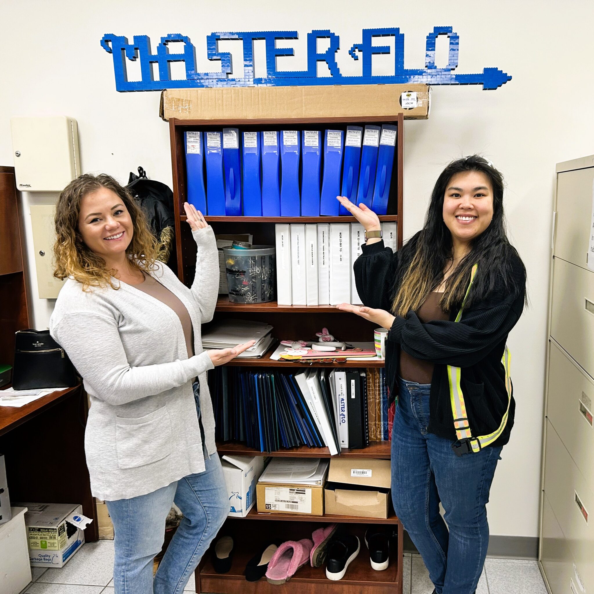 Master Flo logo recreated in LEGO - Master Flo - A Lifetime of Uptime