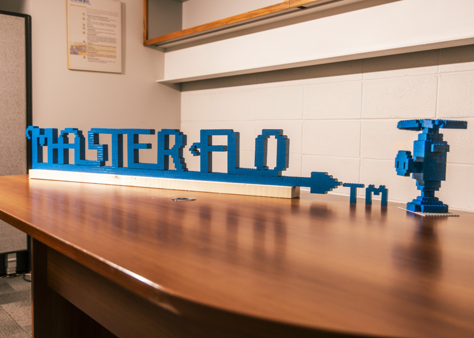 Master Flo logo recreated in LEGO - Master Flo - A Lifetime of Uptime